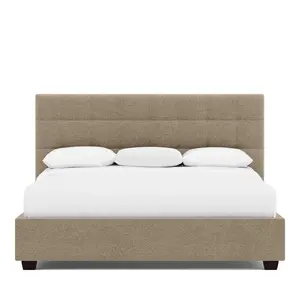 BERNHARDT Avery King Bed With 54.5 Headboard - Tan/b-