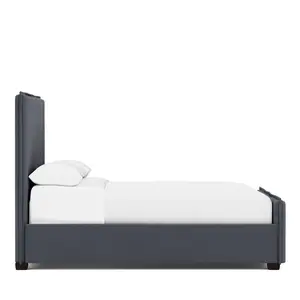 BERNHARDT Griffin Queen Bed With 59.75 Headboard - Charcoal Gray/b-