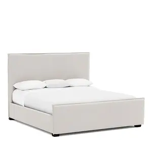 BERNHARDT Griffin Queen Bed With 59.75 Headboard - White/cream/b-
