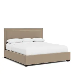 BERNHARDT Morgan King Bed With 54 Headboard - Tan/b-