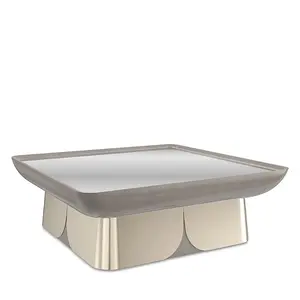 CARACOLE Zenith Cocktail Table - Charcoal/gold
