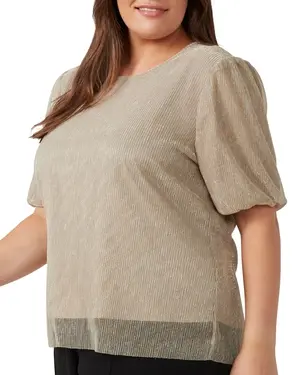 ESTELLE Pleated Top