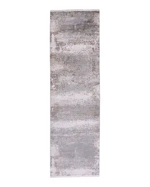 FEIZY Cadiz 8663888f Runner Area Rug, 3'1 X 10 - Taupe/gray