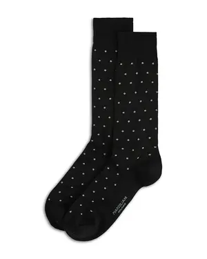 Marcoliani Marcoliani Polka-Dot Crew Socks Black