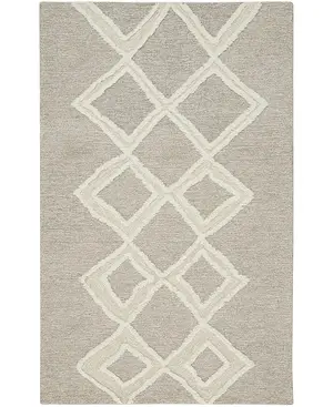 FEIZY Anica Anc8009f Area Rug, 5' X 8 - Gray/ivory