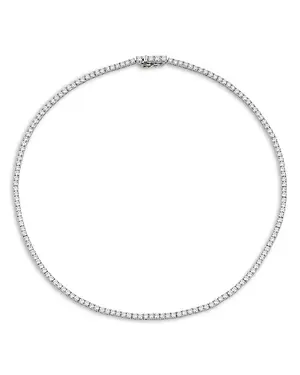 Nadri 2.5mm Cubic Zirconia Tennis Necklace - Silver