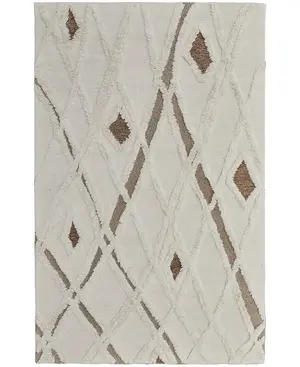 FEIZY Anica Anc8008f Area Rug, 5' X 8 - Ivory