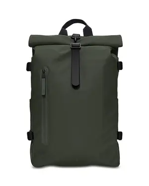 Rains Rolltop Rucksack - Green