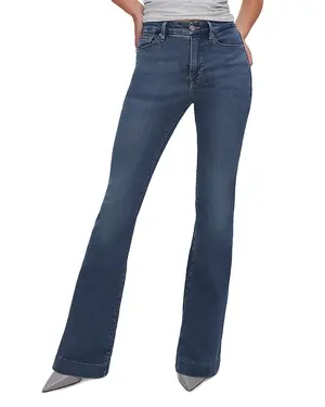Good American Kick Flare Jeans For Women