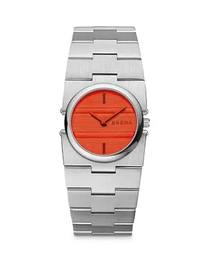 BREDA Sync Watch, 25mm - Orange/silver