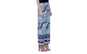 Gracia Printed Banded Pajama Long Pants