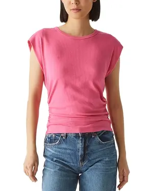 Bloomingdale'S Long Sleeve Crewneck Pullover Flamingo