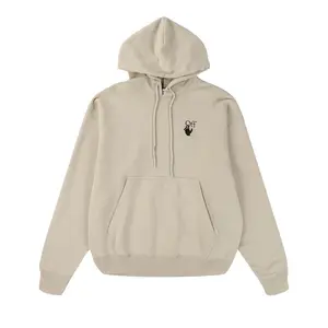 Off-White Bubble Arrow Skate Hoodie - Cream