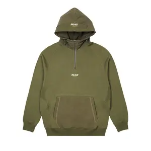 PALACE Cotton Panel 1/4 Zip - Green