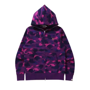 A BATHING APE Color Camo Ape Head Full Zip Hoodie