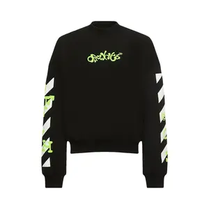 Off-white Boxy Sweatshirts Hoodies For Women
