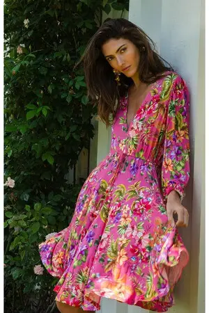 Hale Bob Trinity Jersey Dress - Pink