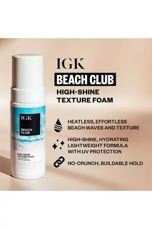 IGK Beach Club High-shine Texture Foam