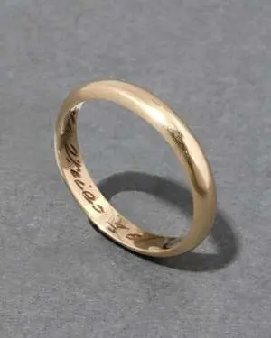 Alexis Bittar Vintage 14k Band Ring - Gold