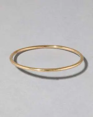 ALEXIS BITTAR Vintage 14K Handmade Solid Bangle