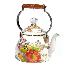 MACKENZIE-CHILDS Flower Market 2-quart Tea Kettle - One-color