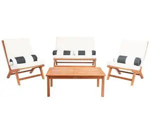 SAFAVIEH Chaston 4pc Outdoor Living Set - One-color