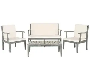 SAFAVIEH Del Mar 4pc Outdoor Set - One-color