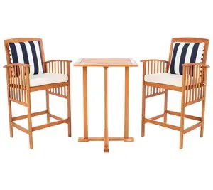 SAFAVIEH Pate 3pc Bar Height Bistro Set