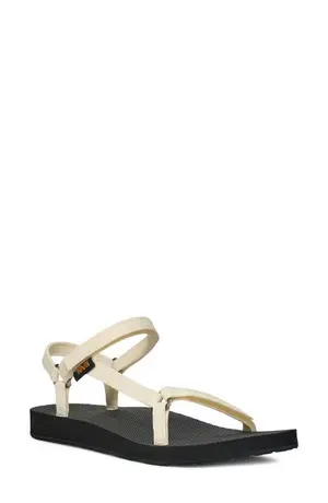 Teva Original Universal Slim Sandal - White/black