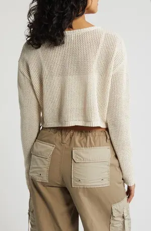 PACSUN Open Stitch Sweater
