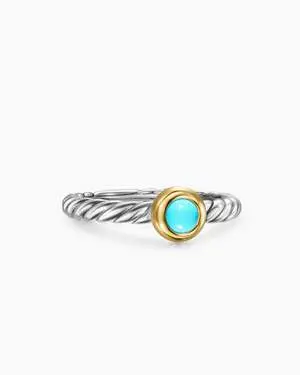 David Yurman Petite Cable Ring - Turquoise