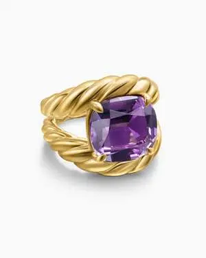 David Yurman Marbella Ring In 18k Yellow Gold With - Amethyst