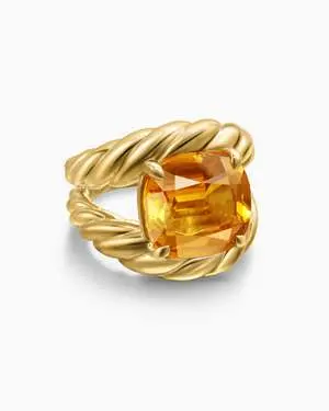 David Yurman Marbella Ring In 18k Yellow Gold With - Citrine