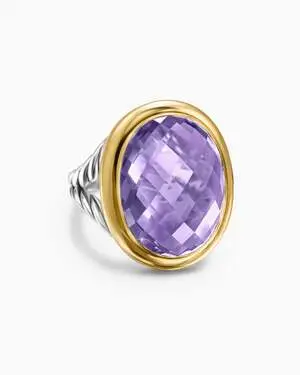 David Yurman David Yurman Albion® Oval Ring With Amethyst Amethyst