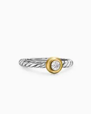 David Yurman Petite Cable Ring With - Diamond