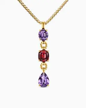 David Yurman Marbella Y Necklace - Amethyst
