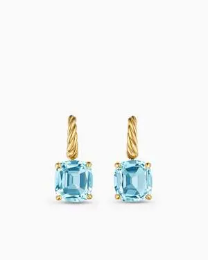 David Yurman Marbella Drop Earrings - Sky Blue Topaz