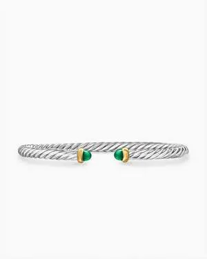 David Yurman Cable Flex Bracelet - Green Onyx