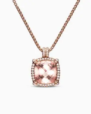 David Yurman David Yurman Chatelaine Pendant Necklace Morganite