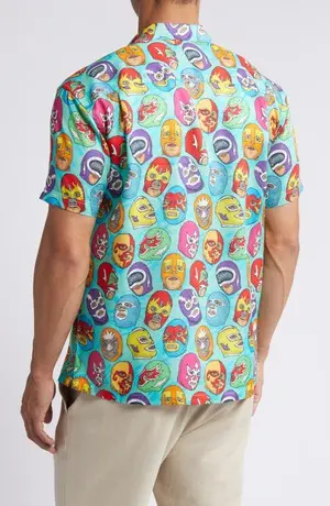 BOARDIES Lucha Libre Camp Shirt