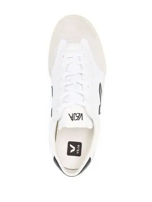 VEJA White Volley Leather Sneakers