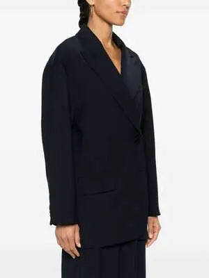 Tibi Liam Single-breasted Blazer - Blue