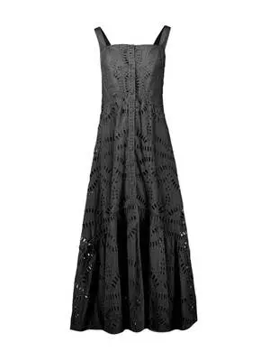 Charo Ruiz Ibiza Nissy Embroidered Maxi Dress