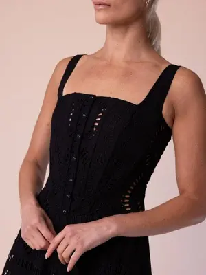 Charo Ruiz Ibiza Nissy Embroidered Maxi Dress