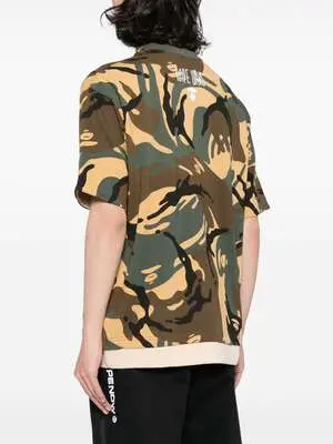 AAPE BY *A BATHING APE Camouflage-print Cotton T-shirt