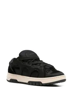 SANTHA Panelled Sneakers - Black