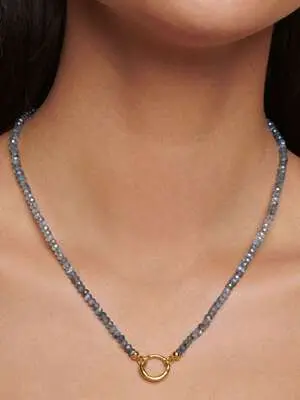 Monica Vinader Capture Beaded Necklace - Gold