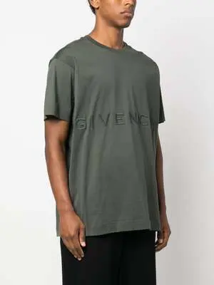 Givenchy Logo-embroidered Cotton T-shirt