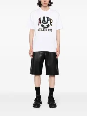 AAPE BY *A BATHING APE Logo-print Cotton T-shirt
