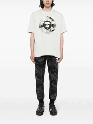 AAPE BY *A BATHING APE Logo-print Cotton T-shirt